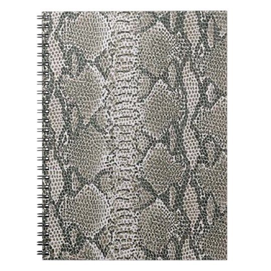 Snake Skin Spiral Notebook | Zazzle.com