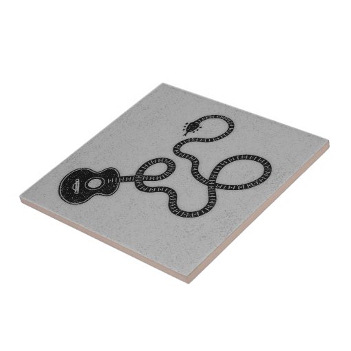 Snake Strumskin Ceramic Tile | Zazzle