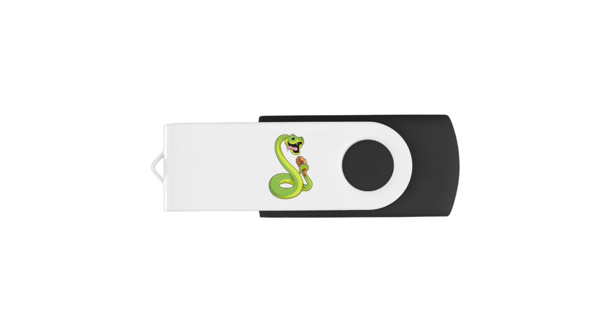 Snake with Chicken Flash Drive | Zazzle