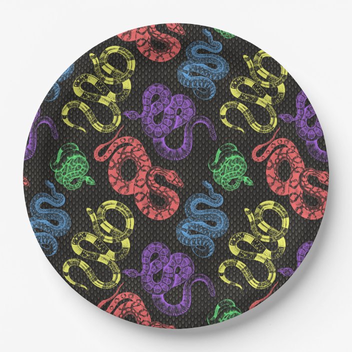 Snakes!! 2 paper plates | Zazzle.com