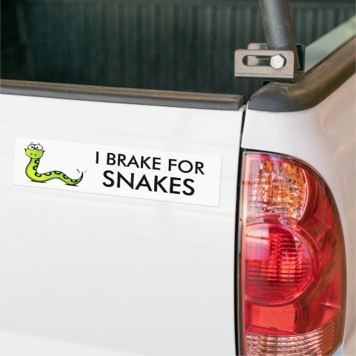 snakes bumper sticker | Zazzle
