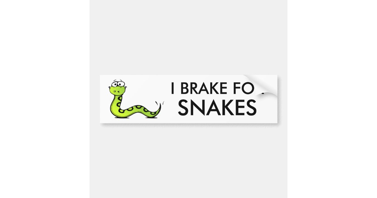 snakes bumper sticker | Zazzle
