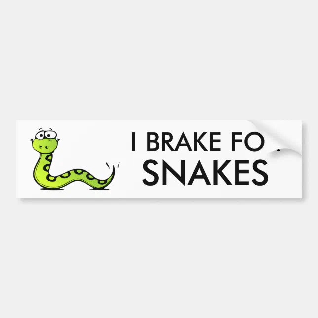 snakes bumper sticker | Zazzle
