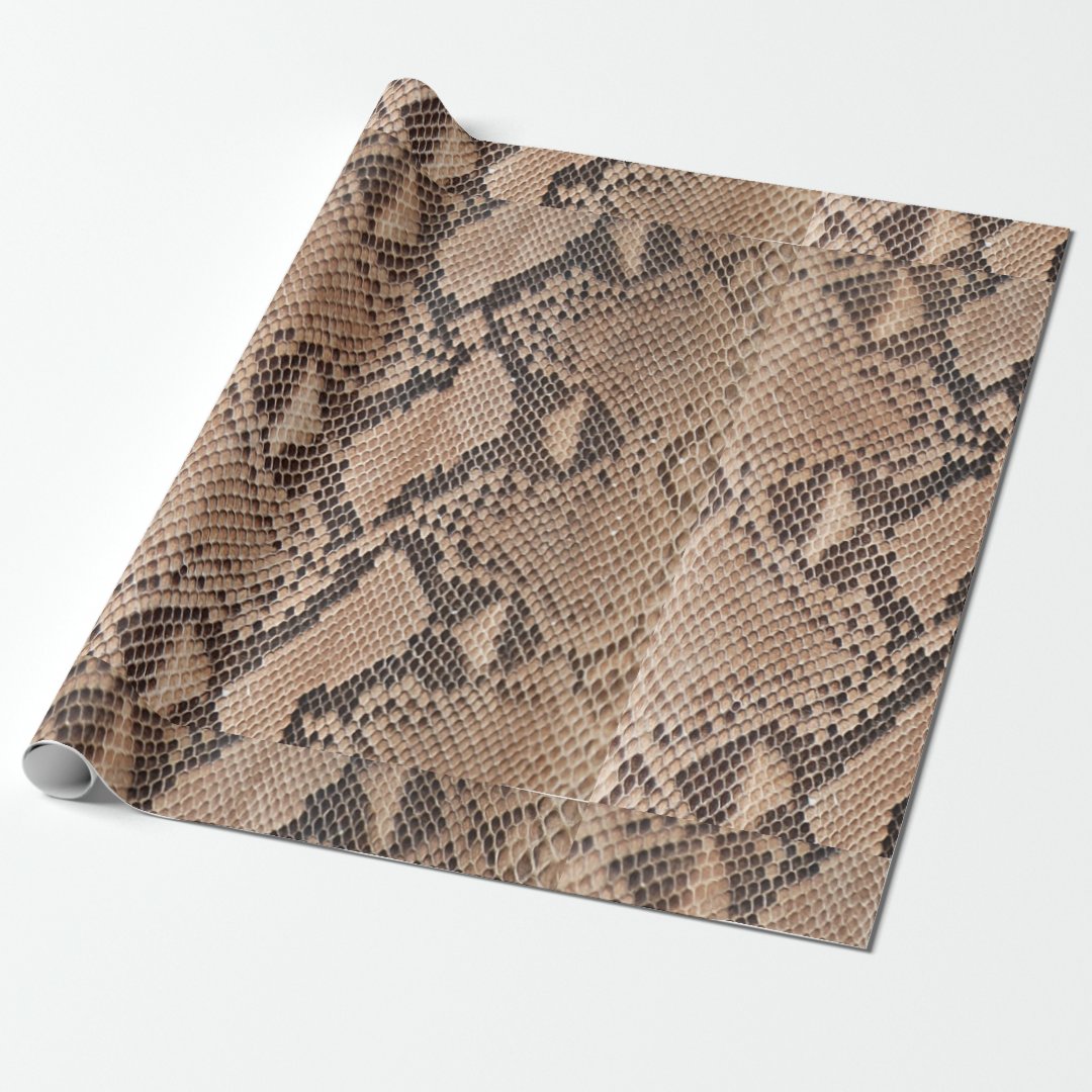 Snakeskin Animal Print Wrapping Paper | Zazzle