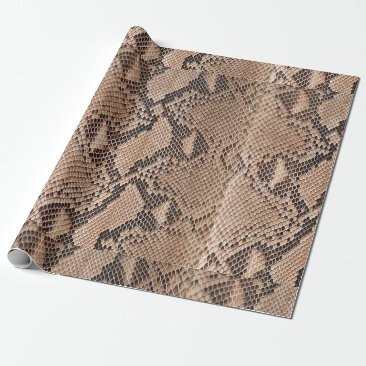 Snakeskin Animal Print Wrapping Paper | Zazzle