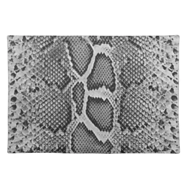 Snakeskin design, Snake Skin Print Pattern Cloth Placemat | Zazzle