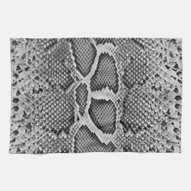 Snakeskin design, Snake Skin Print Pattern Kitchen Towel | Zazzle