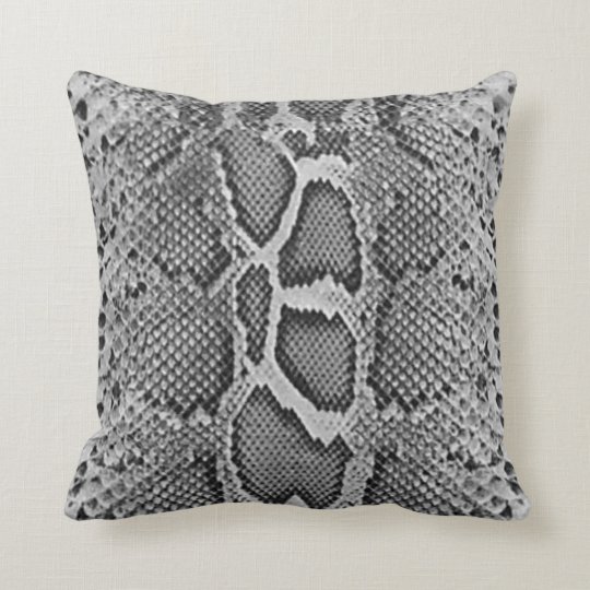 Snakeskin design, Snake Skin Print Pattern Throw Pillow | Zazzle.com