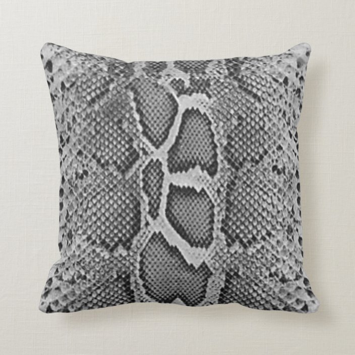 Snakeskin design, Snake Skin Print Pattern Throw Pillow | Zazzle.com