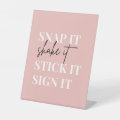 Snap It Shake It Stick It Sign It| Photo Guestbook | Zazzle