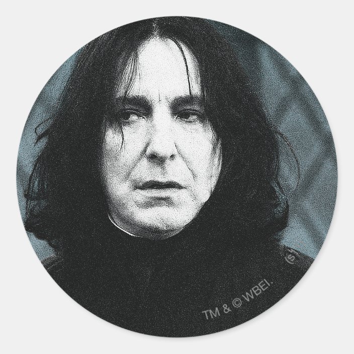 Snape 1 classic round sticker | Zazzle.com