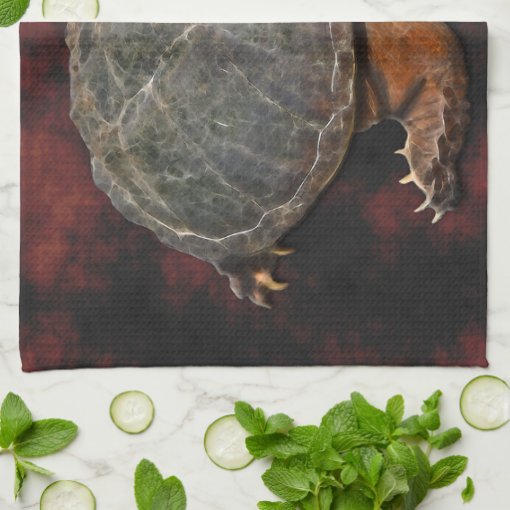 Snapping Turtle Terrapin-lover Gift Towel | Zazzle