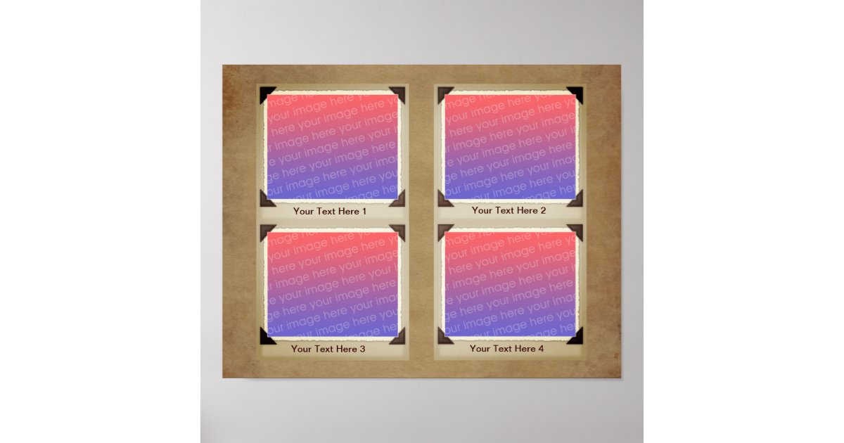 Snapshot Frame Create Your Own Photo Poster | Zazzle