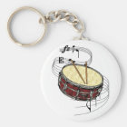 Marching Snare Drum Keychain | Zazzle.com