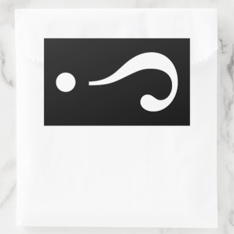 sNARK mARK {ironicon} Rectangular Sticker | Zazzle