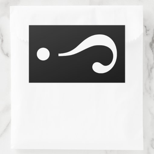 sNARK mARK {ironicon} Rectangular Sticker | Zazzle