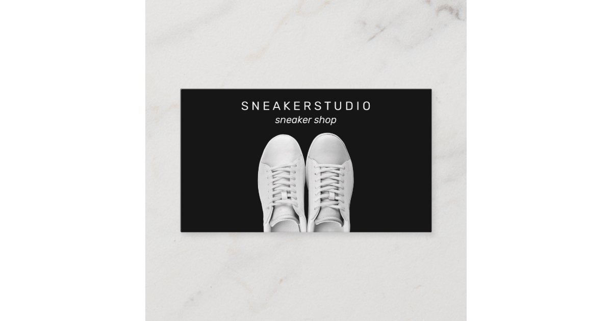 Sneaker Shoes Sport Business Card | Zazzle