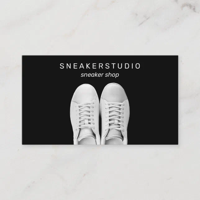 Sneaker Shoes Sport Business Card | Zazzle