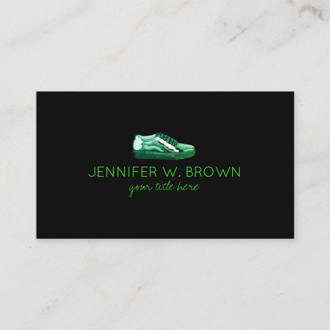 Sneaker Skater Shoes Business Card | Zazzle