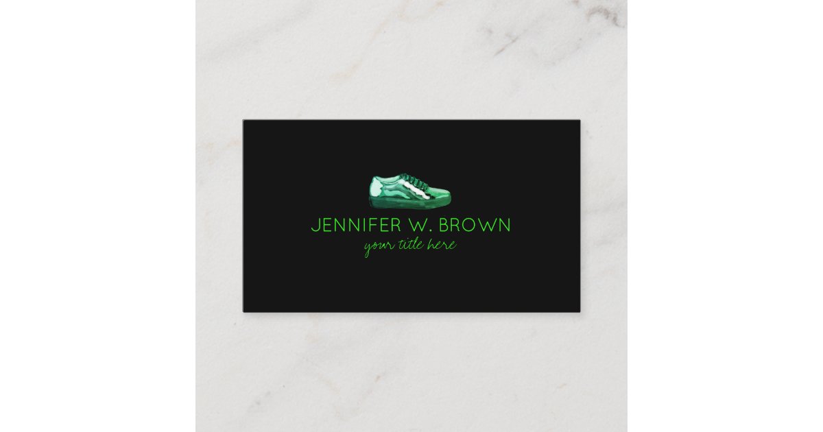 Sneaker Skater Shoes Business Card | Zazzle