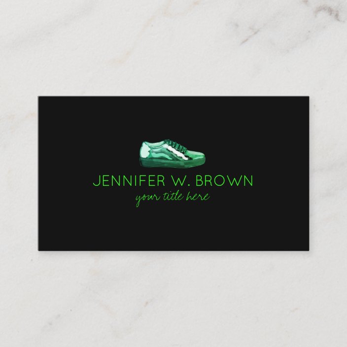 Sneaker Skater Shoes Business Card | Zazzle.com