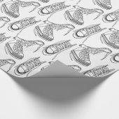 Sneakers design wrapping paper | Zazzle