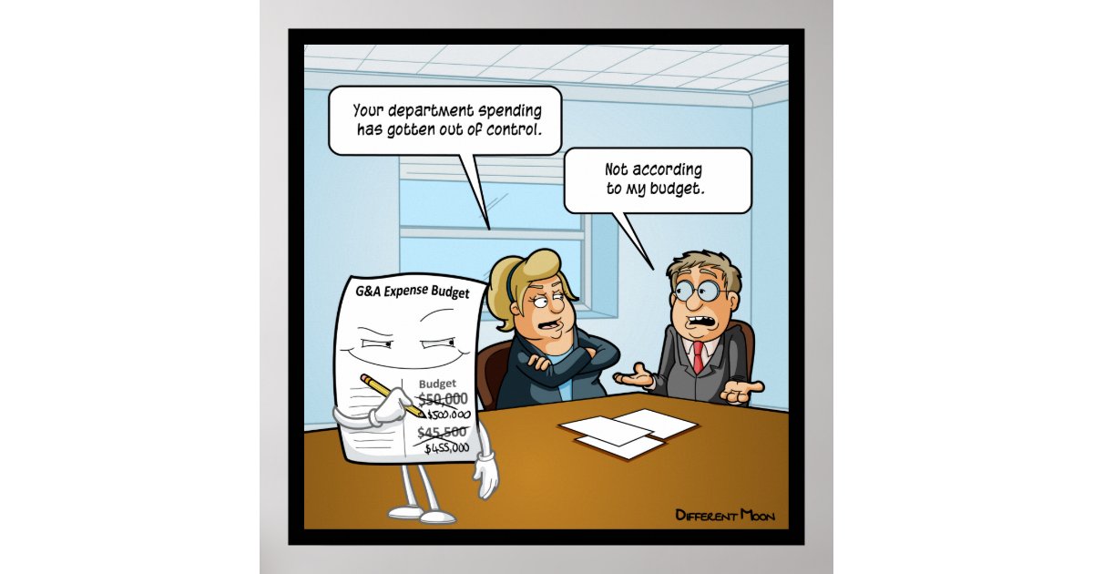 Sneaky Budget Funny Poster | Zazzle