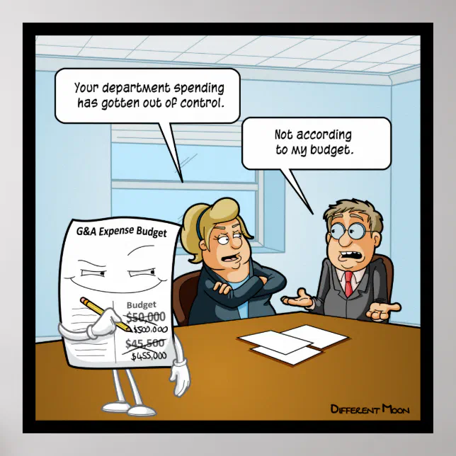 Sneaky Budget Funny Poster | Zazzle