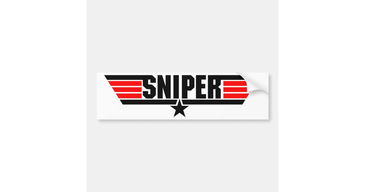 Sniper Bumper Sticker | Zazzle