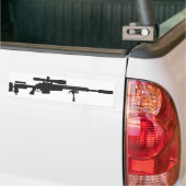 Sniper Rifle Bumper Sticker | Zazzle
