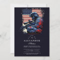 Sniper Soldier American Flag Graduation Invitation | Zazzle
