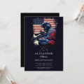 Sniper Soldier American Flag Graduation Invitation | Zazzle
