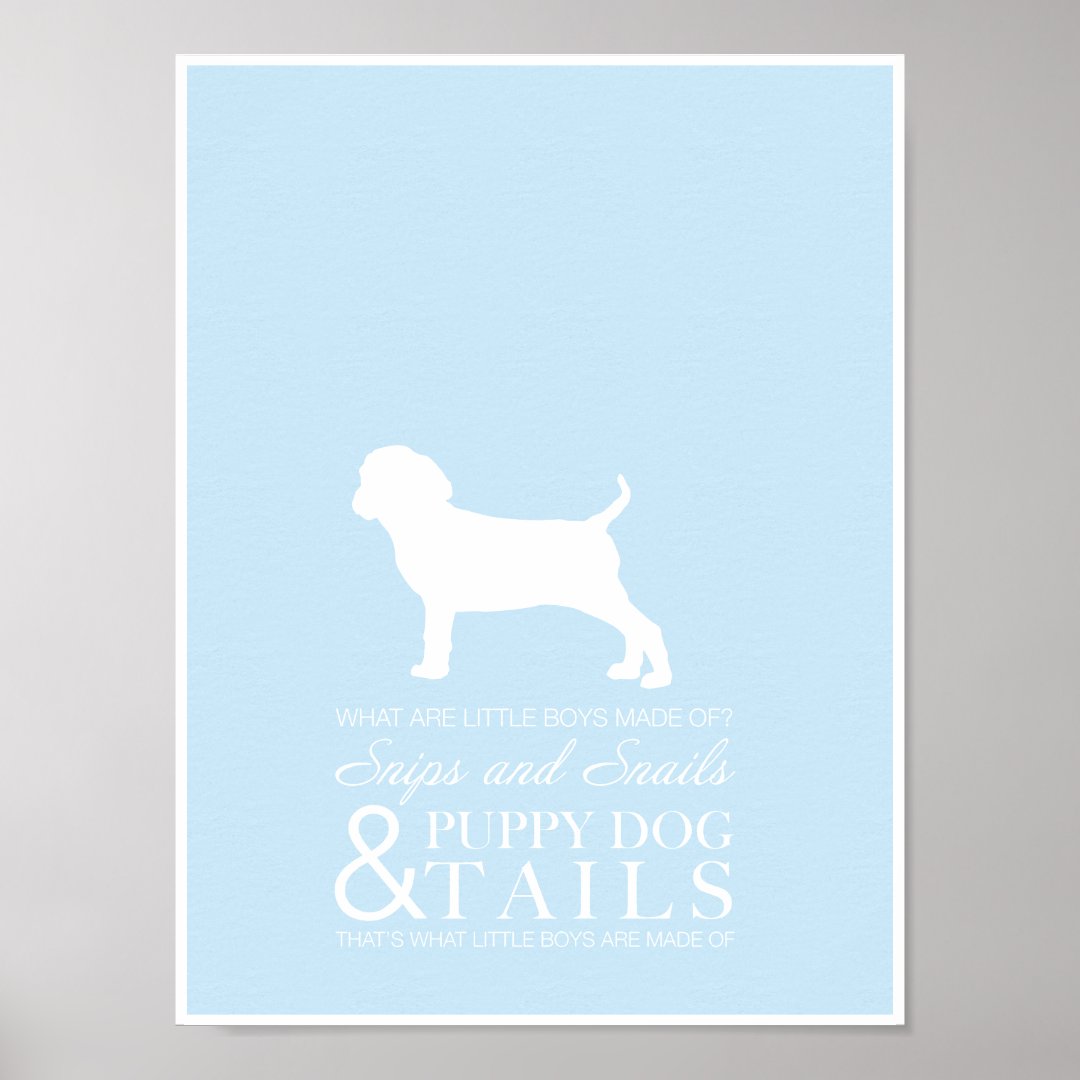 Snips and Snails Poster | Zazzle