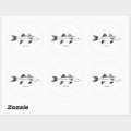 Snook Illustration Classic Round Sticker | Zazzle