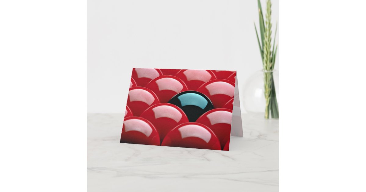 Snooker equipment card | Zazzle