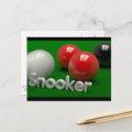 Snooker Postcard | Zazzle