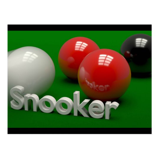 Snooker Postcard | Zazzle.com