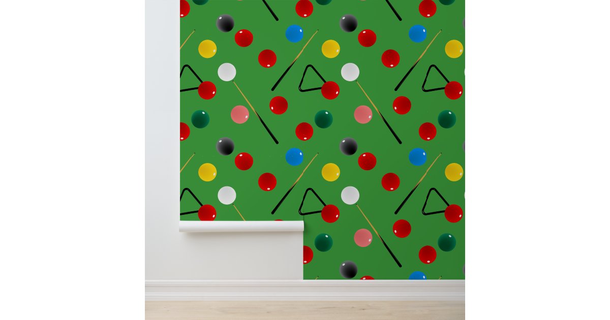 Snooker Themed Wallpaper | Zazzle