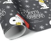 Snoopy Chalkboard Merry Christmas Wrapping Paper | Zazzle