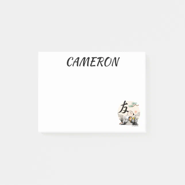 Snoopy, Charlie Brown, and Woodstock - Friend Post-it Notes | Zazzle