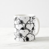 Snoopy Classic Comics Pattern Coffee Mug | Zazzle