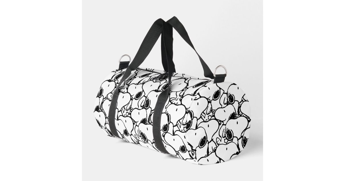 Snoopy Classic Comics Pattern Duffle Bag | Zazzle
