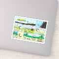 Snoopy & Friends | Go Camping Sticker | Zazzle