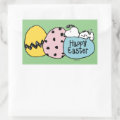 Snoopy - Happy Easter Rectangular Sticker | Zazzle