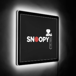 Snoopy Japanese Typography Graphic LED Sign | Zazzle