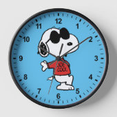 Snoopy "Joe Cool" Standing Clock | Zazzle