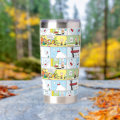 Snoopy Sled Riding Food Dish Insulated Tumbler | Zazzle
