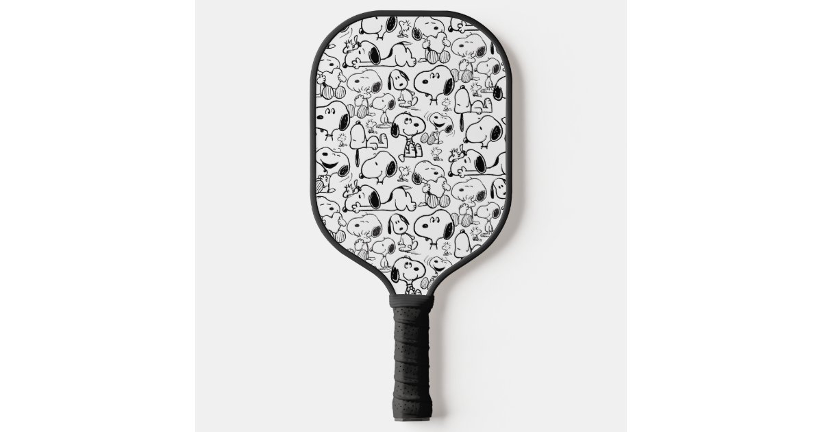 Snoopy Smile Giggle Laugh Pattern Pickleball Paddle | Zazzle