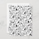 Snoopy Smile Giggle Laugh Pattern Postcard | Zazzle