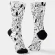 Snoopy Smile Giggle Laugh Pattern Socks | Zazzle